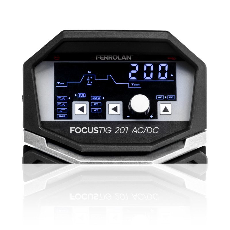KIT SOLDADORA PROFESIONAL FOCUSTIG 201 AC/DC FN PRO - FERROLAN